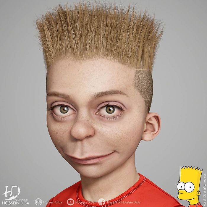 ส่อง THE SIMPSONS ในเวอร์ชั่น REALISTIC